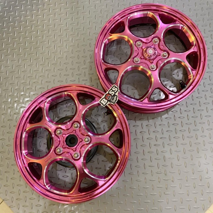 Jual Promo! Velg Marus W252 12inc Pink Front & Rear Vespa Sprint Prima ...