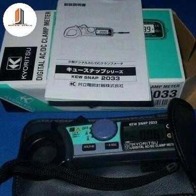 Jual Kyoritsu 2033 Digital Clamp Meter Tang Ampere AC DC | Shopee Indonesia