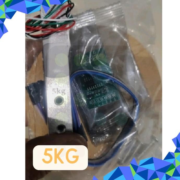 Jual Kit Sensor Timbangan Weight Scale + Hx711 Load Cell 1Kg 5Kg 10Kg ...
