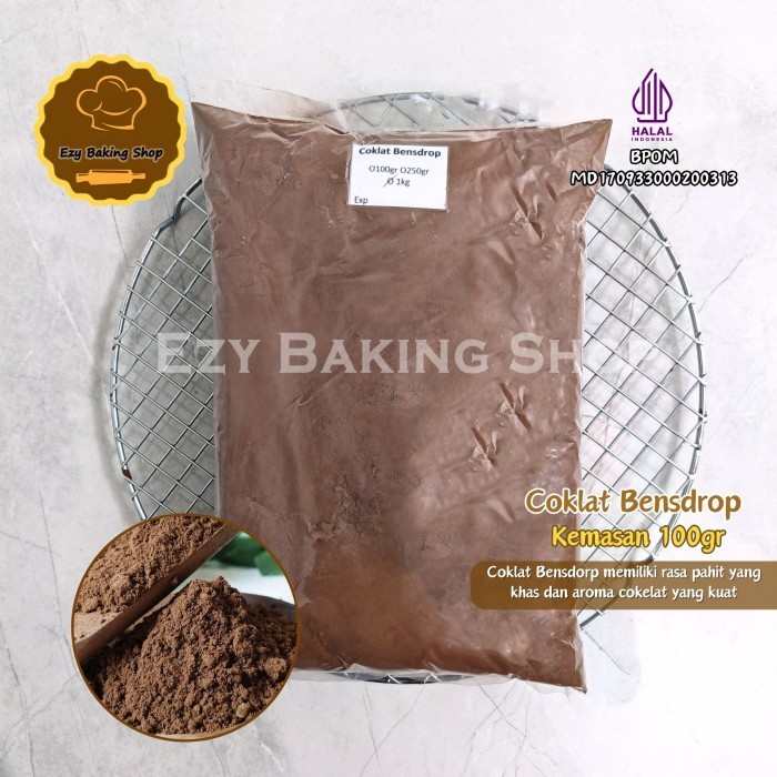 Jual Promo!! Coklat Bubuk Bensdrop 1Kg - Coklat Bubuk Premium 22/24 ...