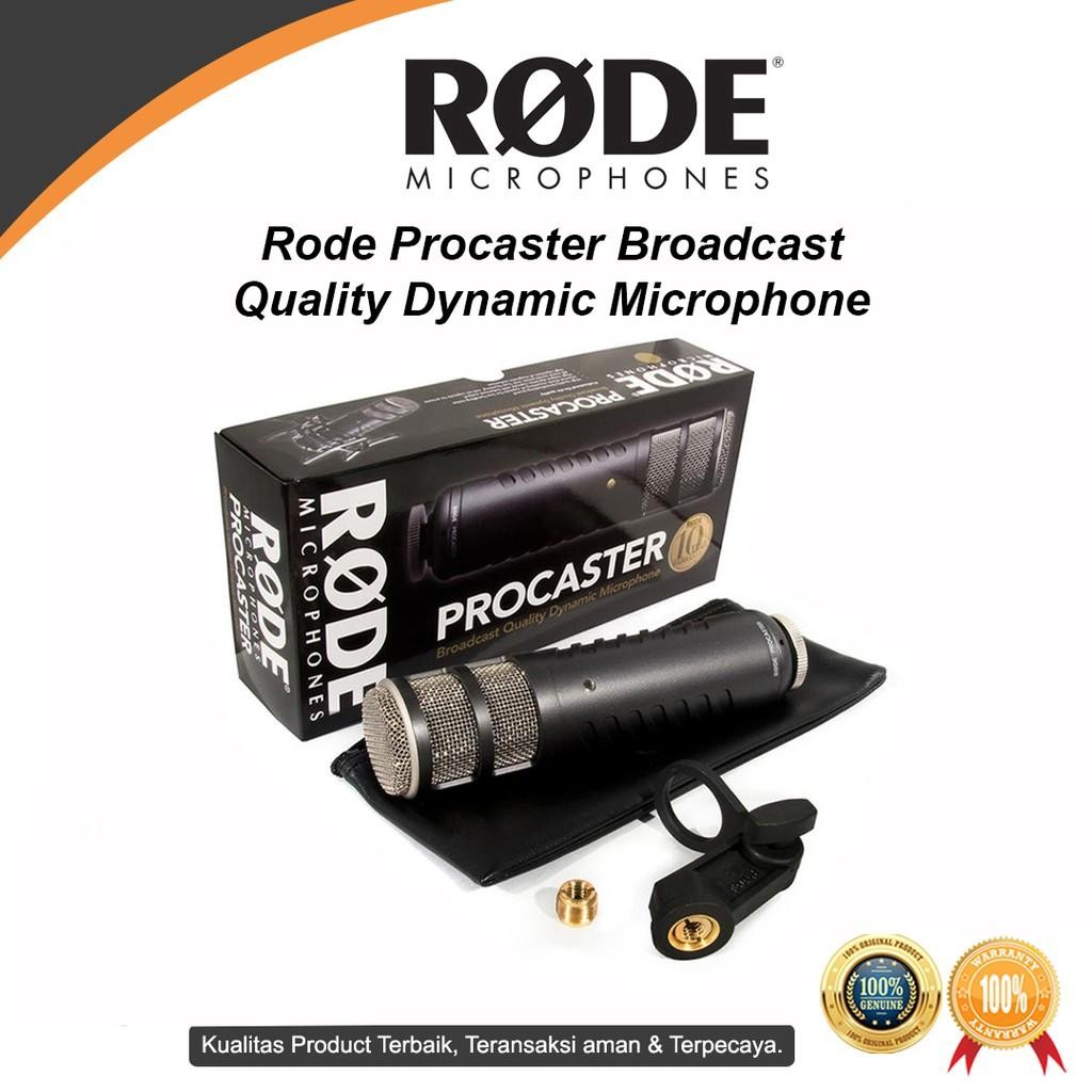 Jual Mic Rode Procaster Broadcast Quality Dynamic Microphone Pro Caster ...