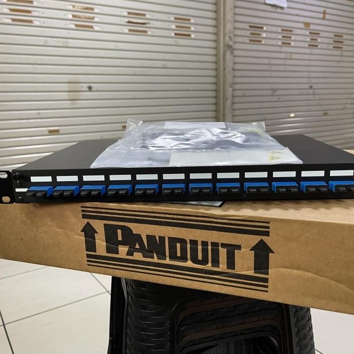 Jual Otb panduit 24 port single mode SC adapter / rack mount fiber ...