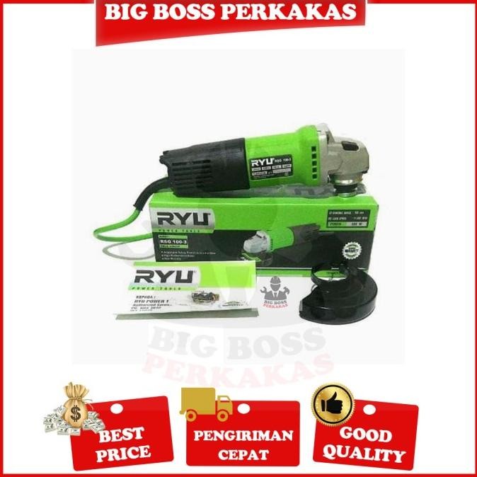 Jual Tekiro Ryu Grinder Mesin Gurinda Gerinda Tangan 4" Slepan Rsg 100-3 Original Dan Terpercaya ...