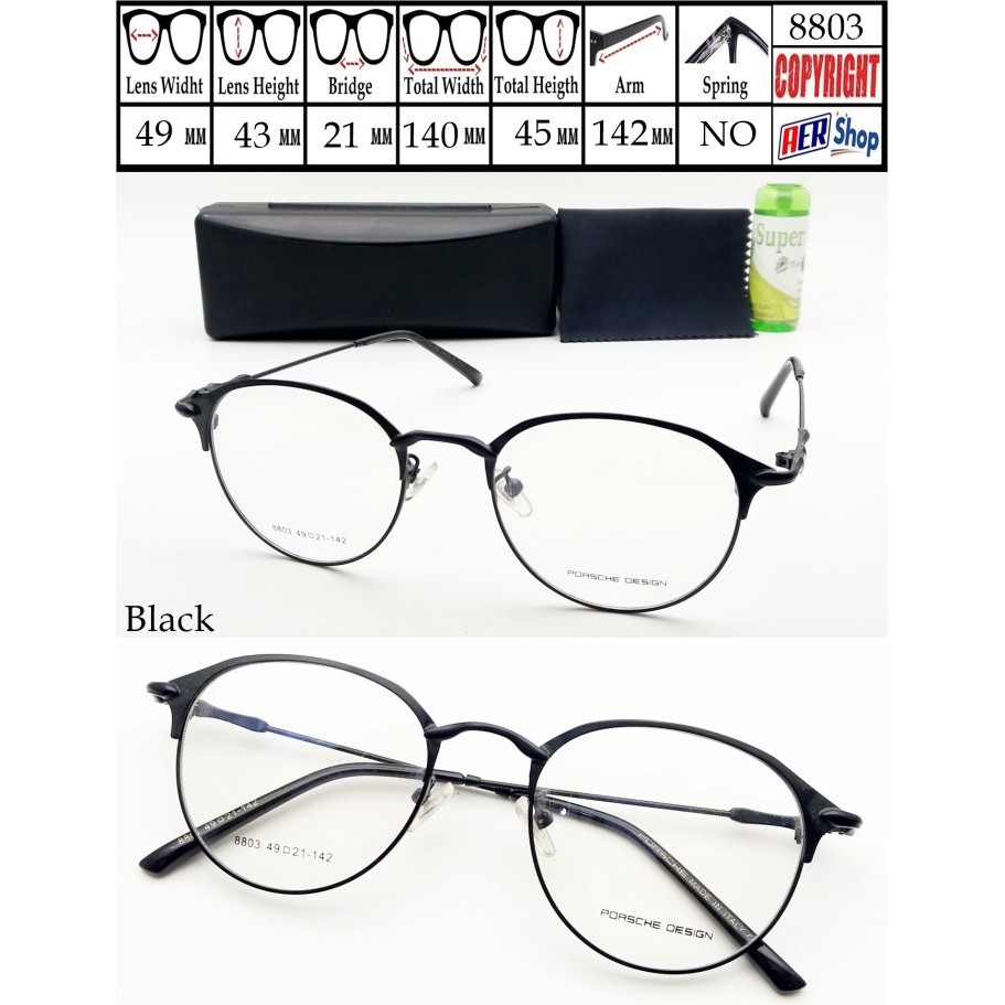 Jual Frame Bulat Korea Frame Kacamata Minus Frame Kacamata Besi ...