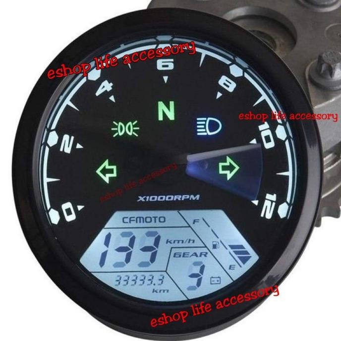 Jual COMPLIT Speedometer digital analog rpm gear position speedo ...