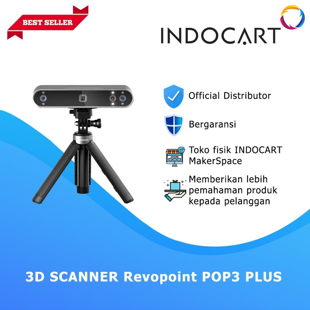 Jual IndoCart 3D Scanner Revopoint POP 3 PLUS, Super Detail Optimized ...