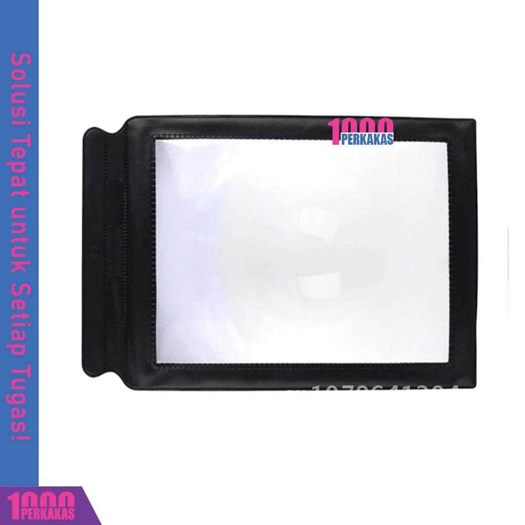 Jual Pembesar Kaca Ukuran A4 1P / Untuk Membaca Loupe Fleksible Flexible | Shopee Indonesia