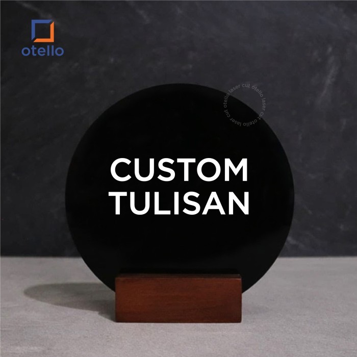 Jual Sign Meja Akrilik Custom Tulisan Table Signage Papan Standing ...
