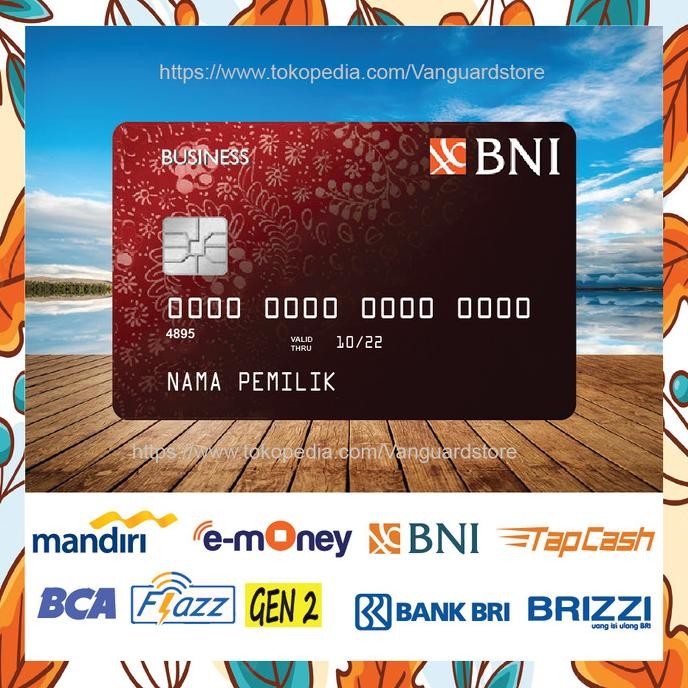Jual Tersedia KARTU EMONEY BUSINESS BNI BATIK CREDITCARD MANDIRI BRI ...