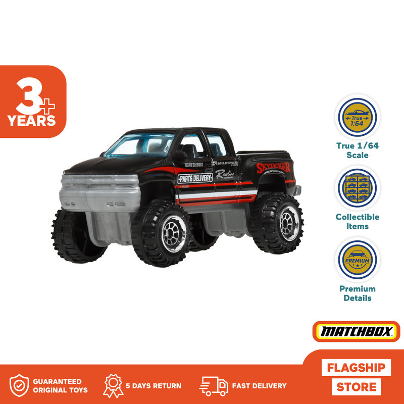 Jual Matchbox Truck Theme Chevrolet Silverado 4x4 - Mainan Mobil Balap ...