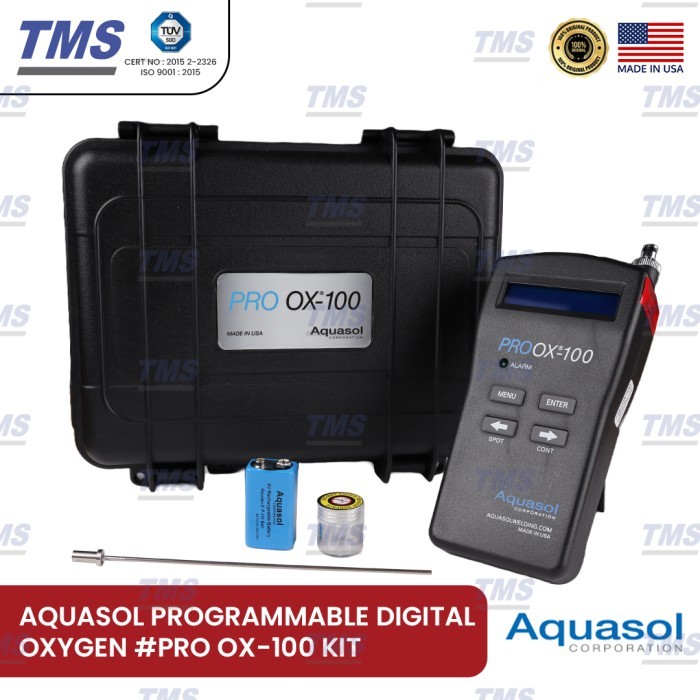 Jual Digital Oksigen Monitor Programmable Aquasol #PRO OX-100 KIT Original | Shopee Indonesia