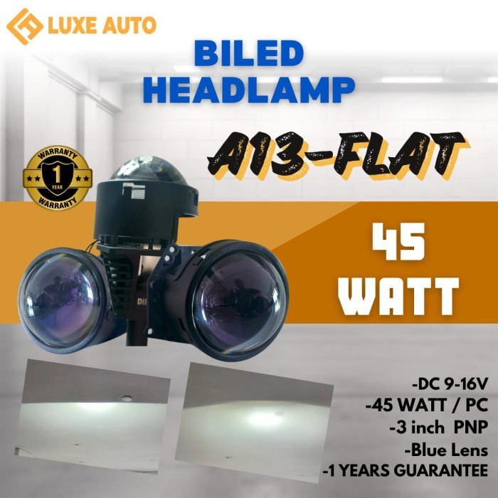 Jual Lampu BILED Mobil DIKAM A13 3inch 6000K Lampu Utama PNP | Shopee ...