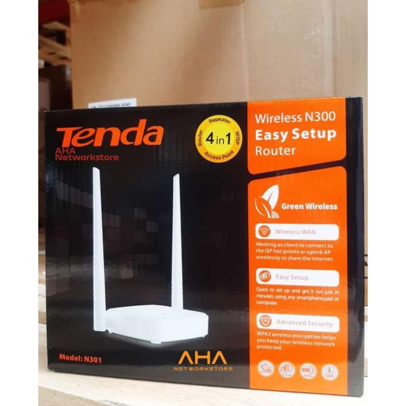 Jual BEBAS ONGKIR - TENDA N301 WIRELESS ROUTER N300 Tenda N301 | Shopee ...
