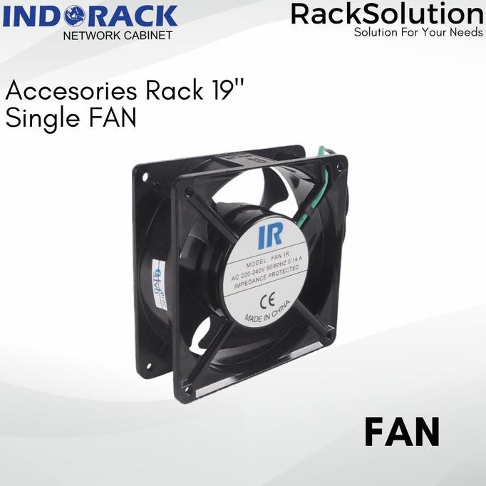 Jual Indorack Accesories Single FAN 12cm x 12cm Kipas Rack Rak Server ...