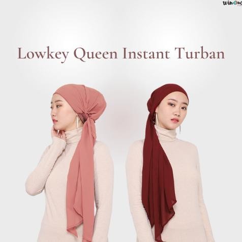 Jual Winonamodest - Lowkey Queen Turban Instant Pashmina Turban Dewasa ...