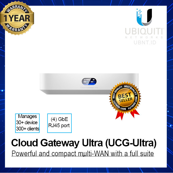 Jual NEW Ubiquiti Cloud Gateway Ultra (UCG-Ultra) | Shopee Indonesia