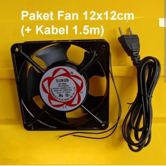 Jual DINAMO FAN KULKAS KOTAK ARUS AC 220 12CM | Shopee Indonesia
