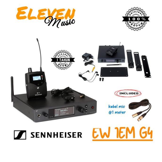 Jual iem - sennheiser iem g4 iem/g4 original wireless ear monitor ...