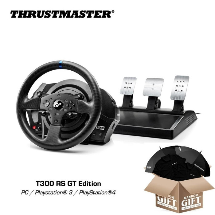 Jual THRUSTMASTER T300 RS GT EDITION - Hitam | Shopee Indonesia