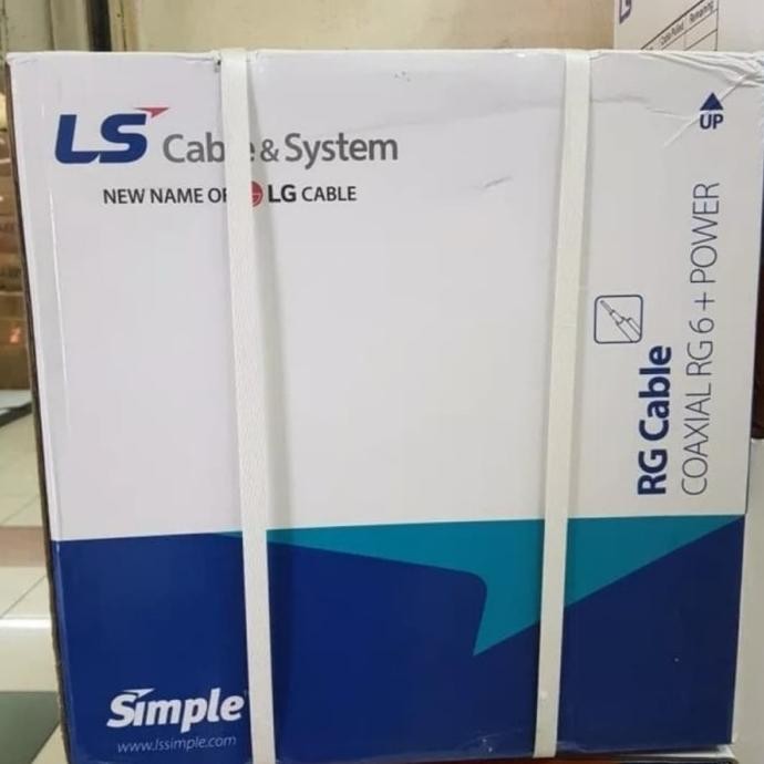 Jual LS coaxial cable RG6 / RG 6 + Power / kabel cctv KHUSUS INSTANT ...