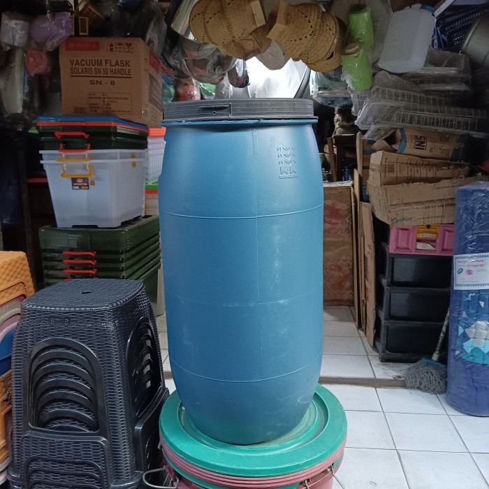 Jual TONG AIR 60 LITER 80 LITER 120 LITER 150 LITER TONG SAMPAH TUTUP ...