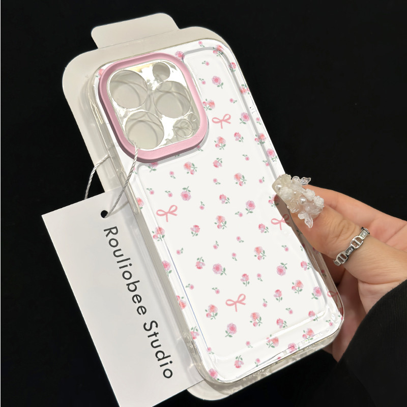 Jual Kupu-Kupu Bunga Lucu Bening Soft Case Hp Iphone 17 Pro Max 17 Air ...