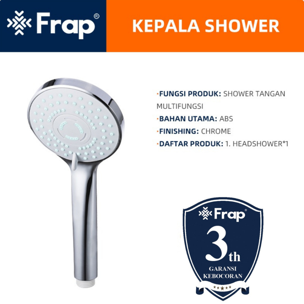 Jual FRAP IF112 Hand Shower Mandi Anti Penyumbatan ABS dengan 3 Mode Air | Shopee Indonesia