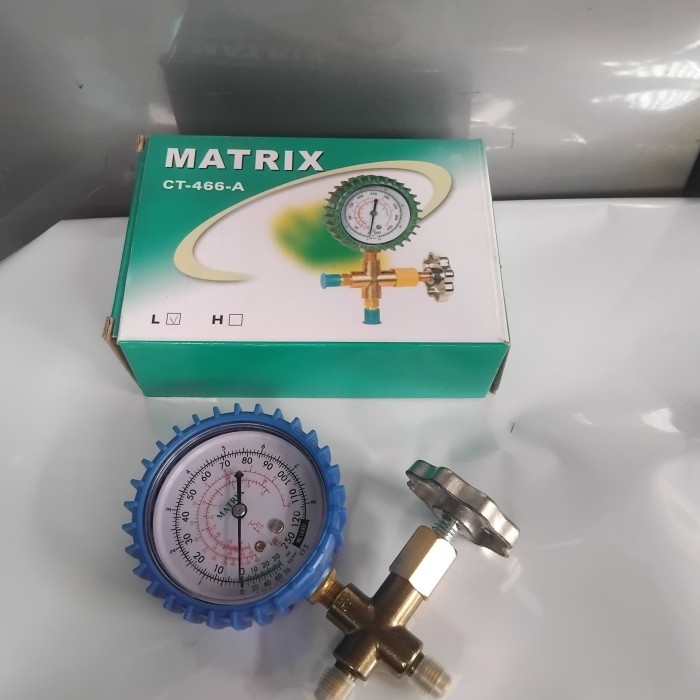 Jual IN JAYA21 TESTING MANIFOLD R22 SINGLE CT466A PENGISIAN FREON AC ...