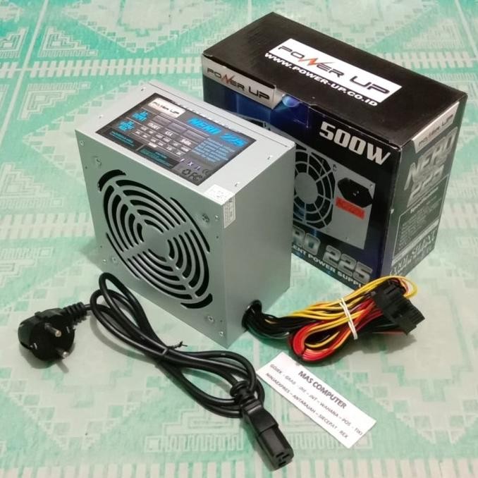 Jual Power supply power up 500 watt cool silent standar pc | Shopee ...