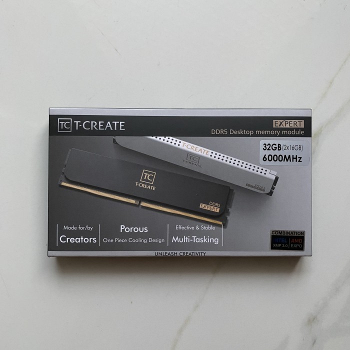 Jual TEAM T-CREATE EXPERT RAM DDR5 32GB (16GBX2) 6000MHZ BLACK HITAM ...