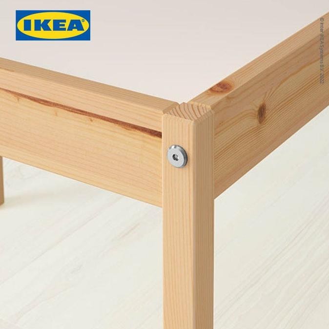 Jual IKEA LTT MEJA BELAJAR ANAK DENGAN 2 KURSI BAHAN KAYU | Shopee Indonesia
