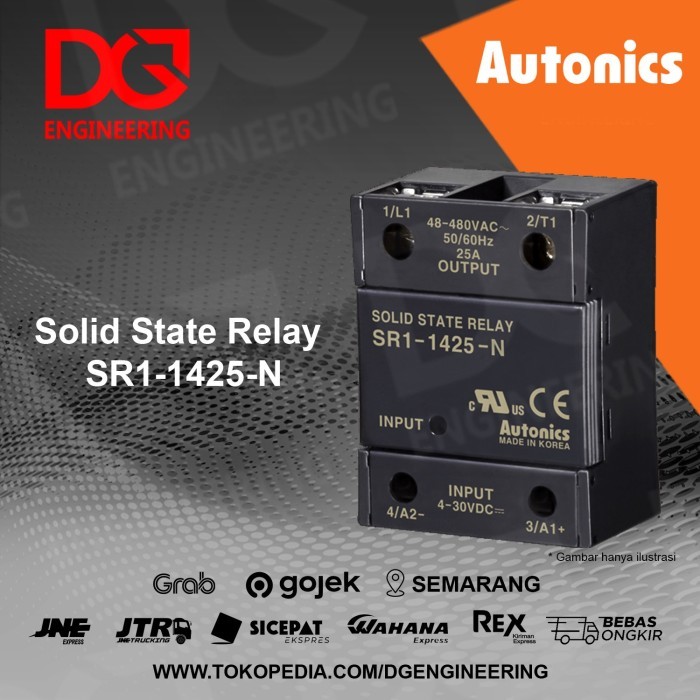 Jual Autonics Solid State Relay Ssr Sr1-1425-N | Shopee Indonesia