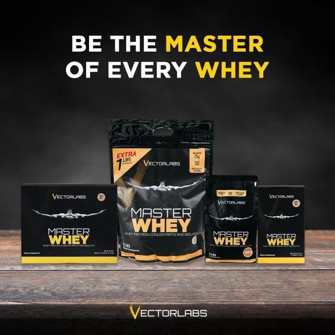 Jual Vectorlabs Master Whey Protein 3 lbs Susu Protein Isolate ...