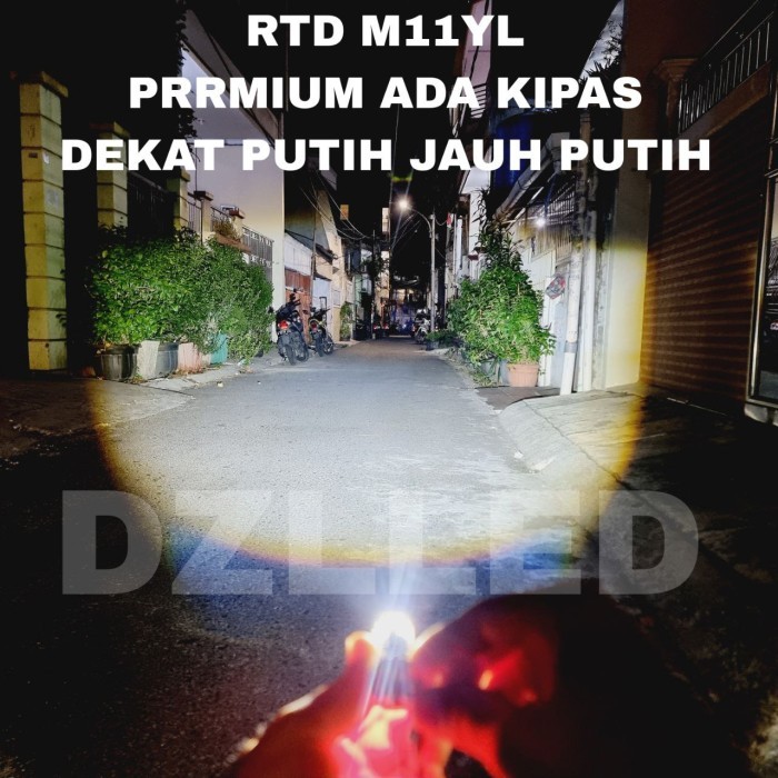 Jual Lampu utama led rayton rtd h6 m11yl ada kipas 30 watt premium ...