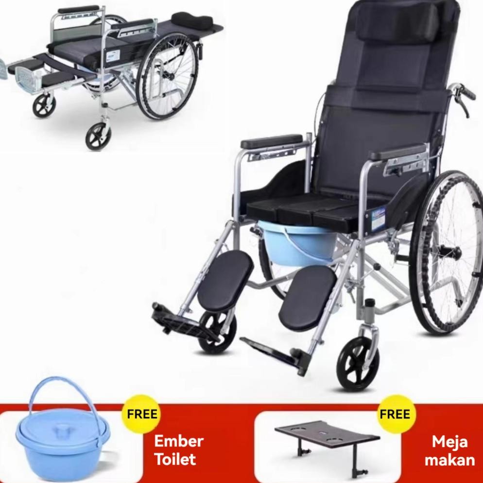Jual Kursi Roda Kursi Medis Wheelchair Reclining | Shopee Indonesia
