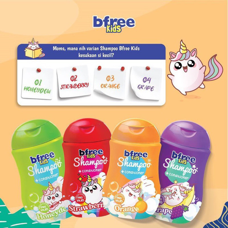 Jual New Item! BFREE Kids Shampoo Conditioner (200ml) | 200ml | bpom Terbatas | Shopee Indonesia