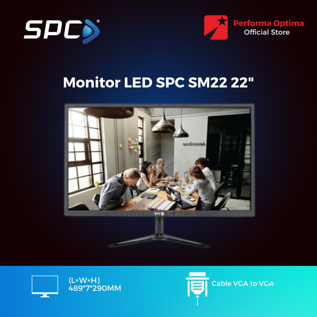 Jual Monitor LED SPC SM22 22 - PTI | Shopee Indonesia