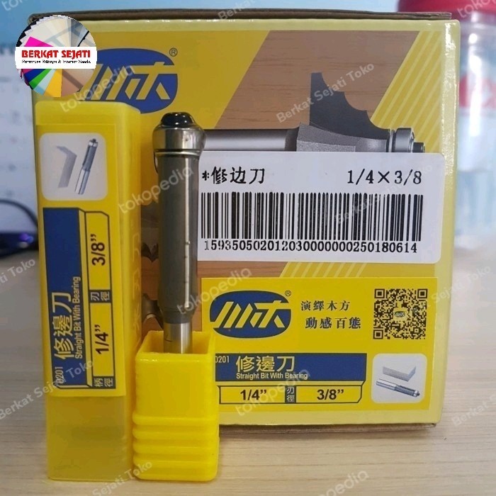 Jual PREMIUM Mata Profil Router 10MM 151-010 RING Flush Trim Bits CHUAN ...