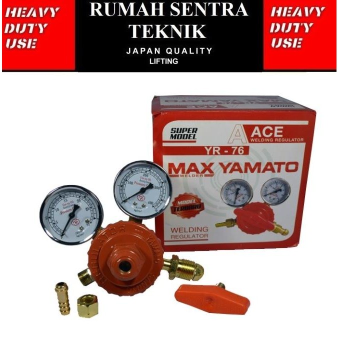 Jual Miliki Regulator Acetylene Yamato Max Yr 76 Acetylene Gas Yamoto Welding Las | Shopee Indonesia