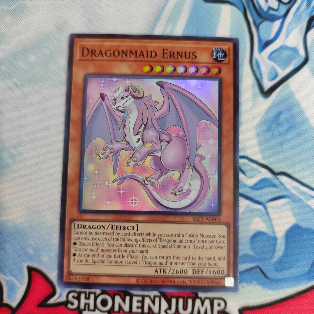 Jual yugioh AE dragonmaid ernus SLF1-AE064 SR original | Shopee Indonesia