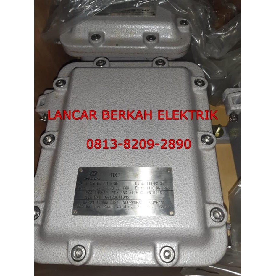 Jual Box Panel / Junction Box + Cable Gland Explosion Proof Warom ...