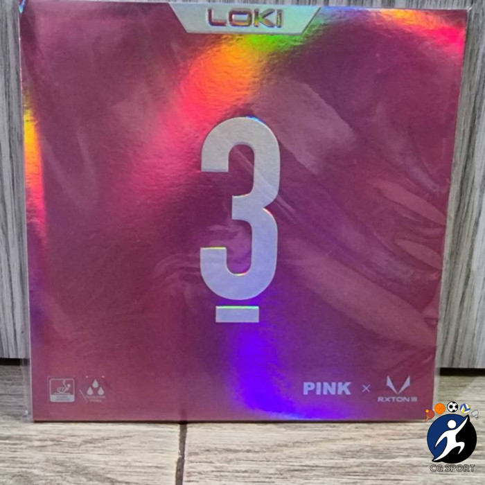 Jual Karet Pingpong Loki Rxton 3 Blue And Pink Original Ittf | Shopee ...