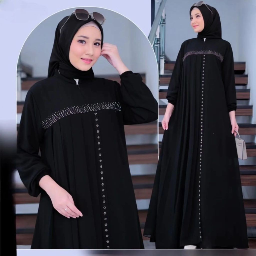 Jual Gamiss Abaya Lebaran Terbaru 2025 Gamis Baju Muslim Arab Saudi ...