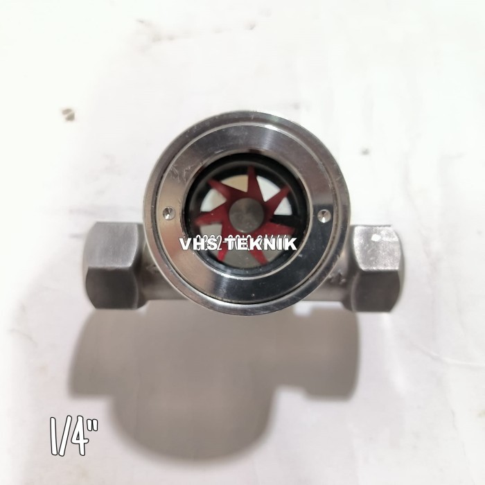 Jual Sight Glass Flow Indicator 1/4 Inch Stainless Steel | Shopee Indonesia