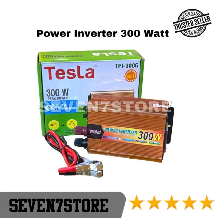 Jual Power Inverter Dc To Ac 300 Watt 300 Wat Tesla Tpi 300G | Shopee ...
