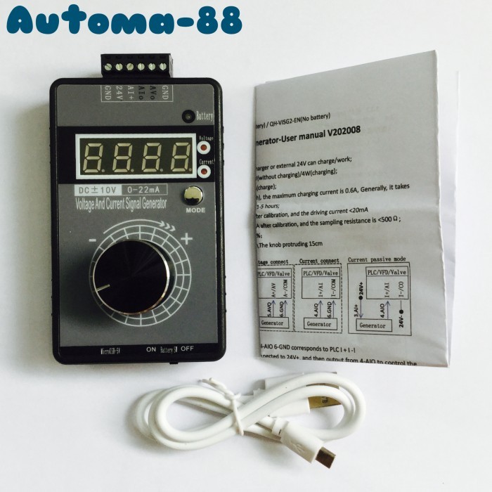 Jual Current Voltage Signal Injector 4-20Ma 0-10V Signal Calibrator | Shopee Indonesia