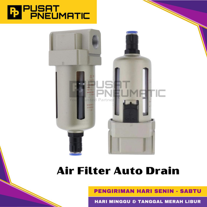 Jual Af 4000-04D Pneumatic Air Filter Auto Drain 1/2 Inch Af 4000 04D ...