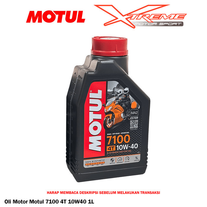 Jual Oli Mesin Motor Motul Ester 7100 / 5100 4T 10W40 1 Litre Full Synthetic | Shopee Indonesia