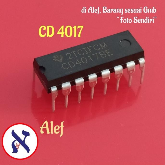 Jual ic CD4017 CD 4017 CD4017BE hcf4017 hcf 4017 | Shopee Indonesia
