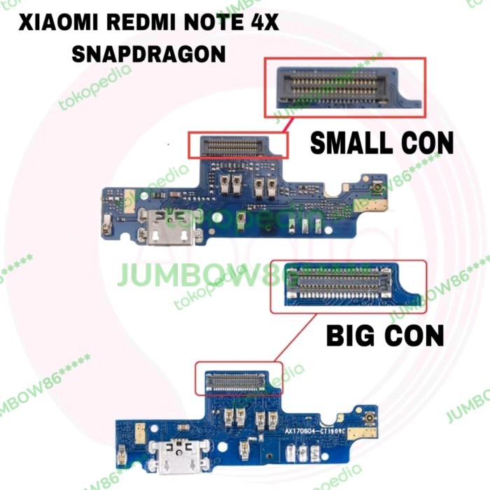 Jual PAPAN CAS KONEKTOR CHARGER XIAOMI REDMI NOTE 4 4X SNAPDRAGON PLUGIN | Shopee Indonesia